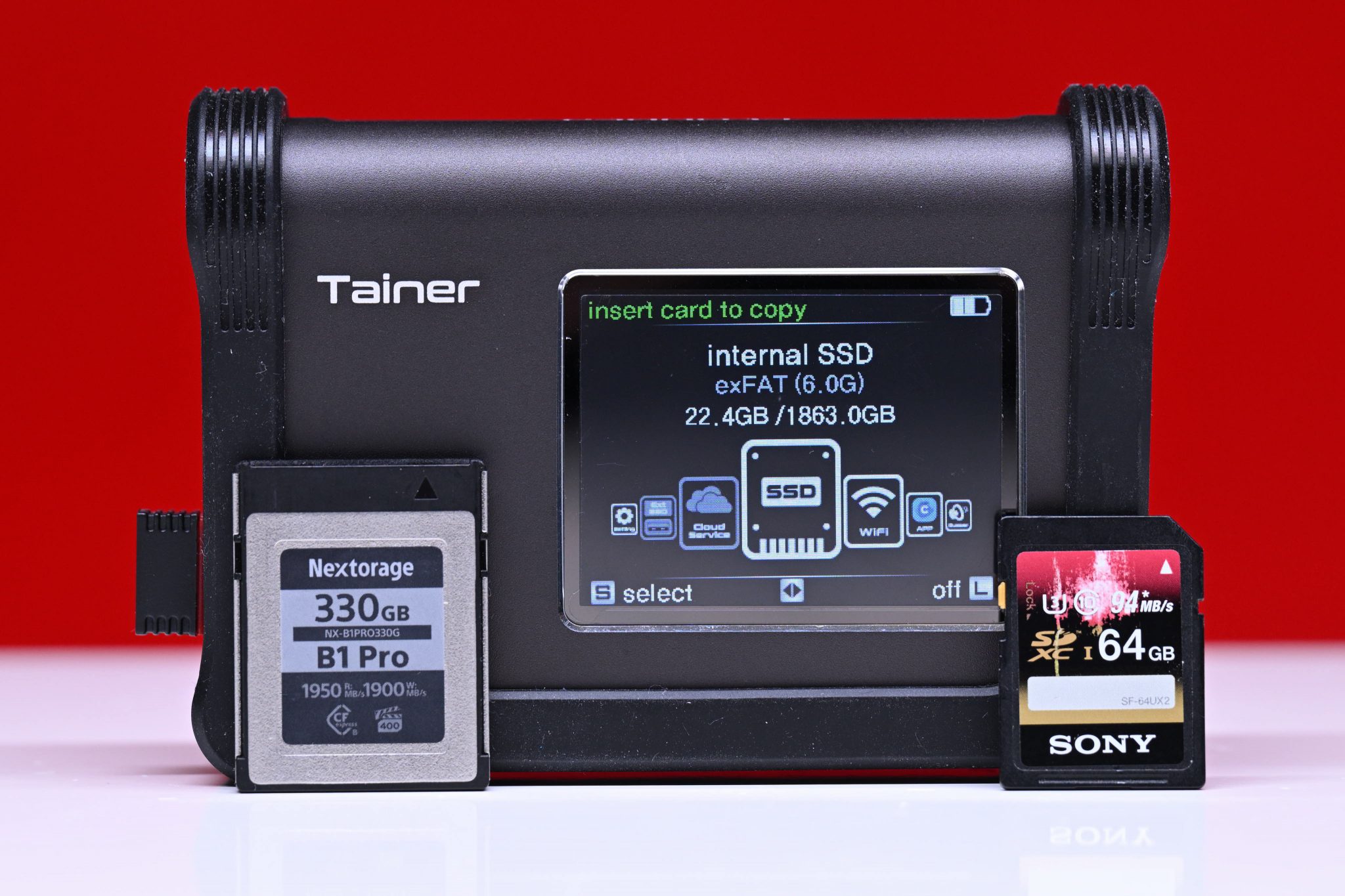 ClouZen Tainer All-in-One Portable Backup Storage Review - Newsshooter