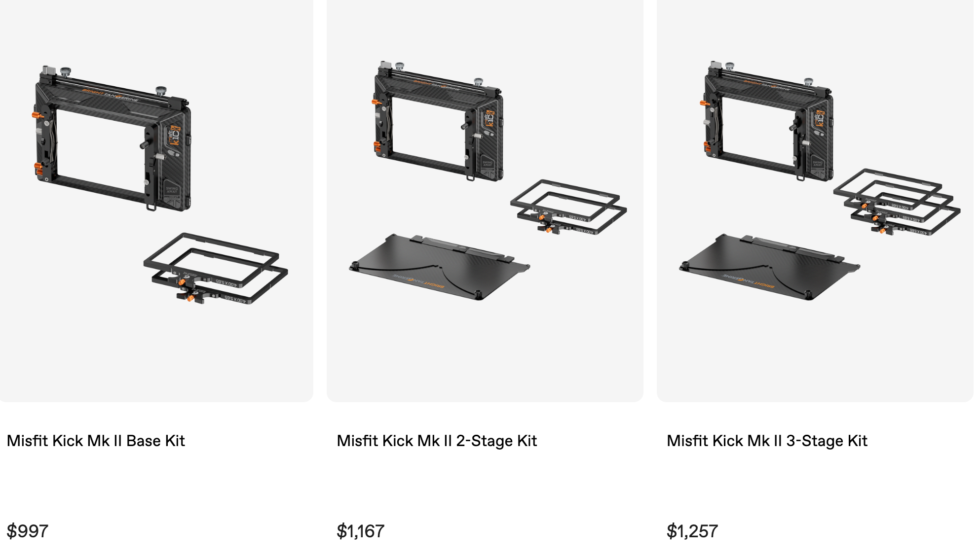 Bright Tangerine Misfit Kick Mk II Matte Box & Accessories - Newsshooter