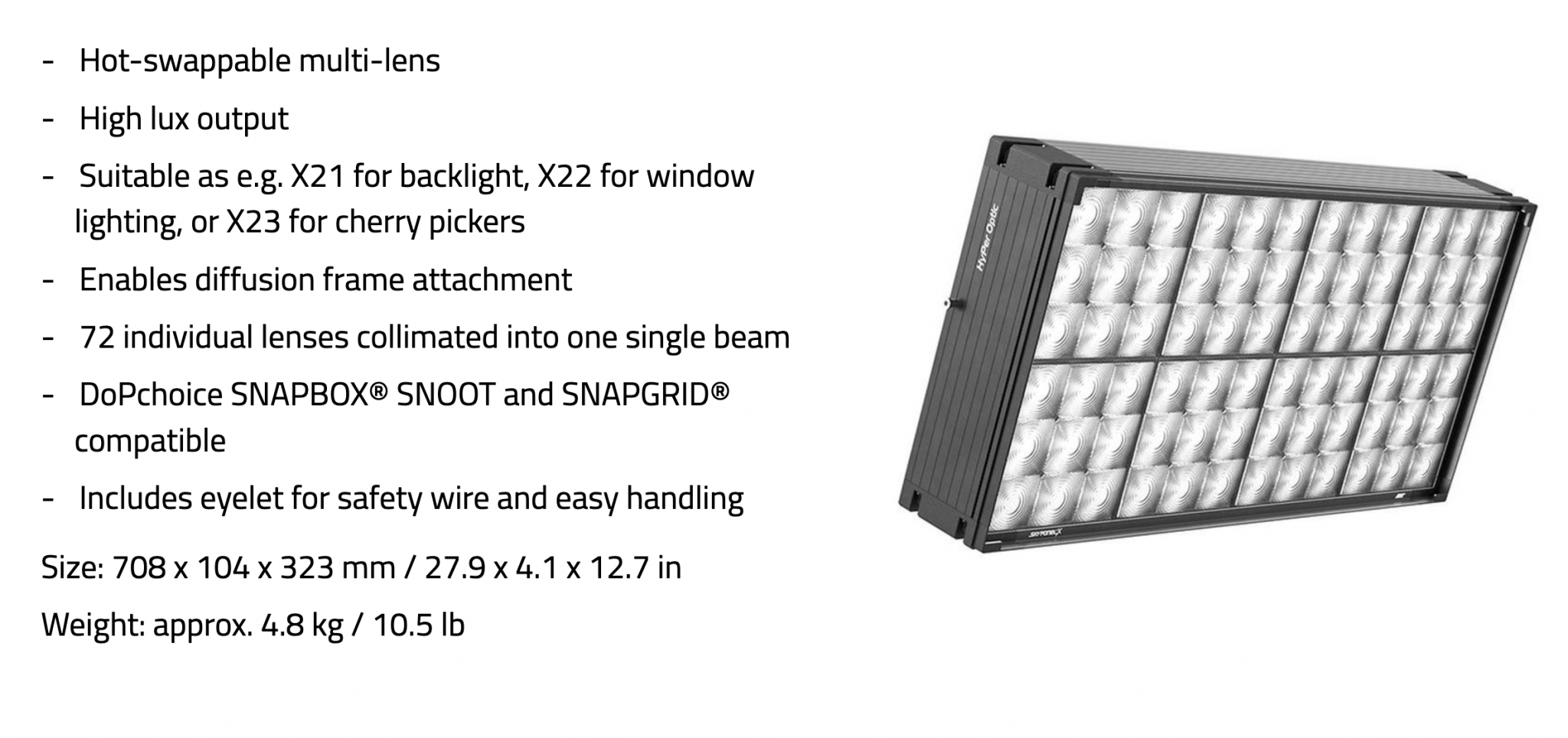ARRI SkyPanel X - Front Attachments Tech Talk - Newsshooter