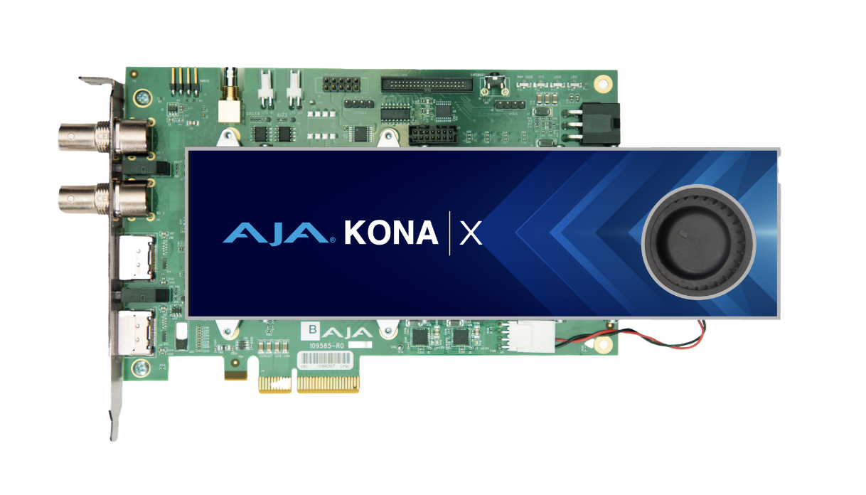 AJA KONA X 4-lane PCIe 3.0 Capture Card - Newsshooter