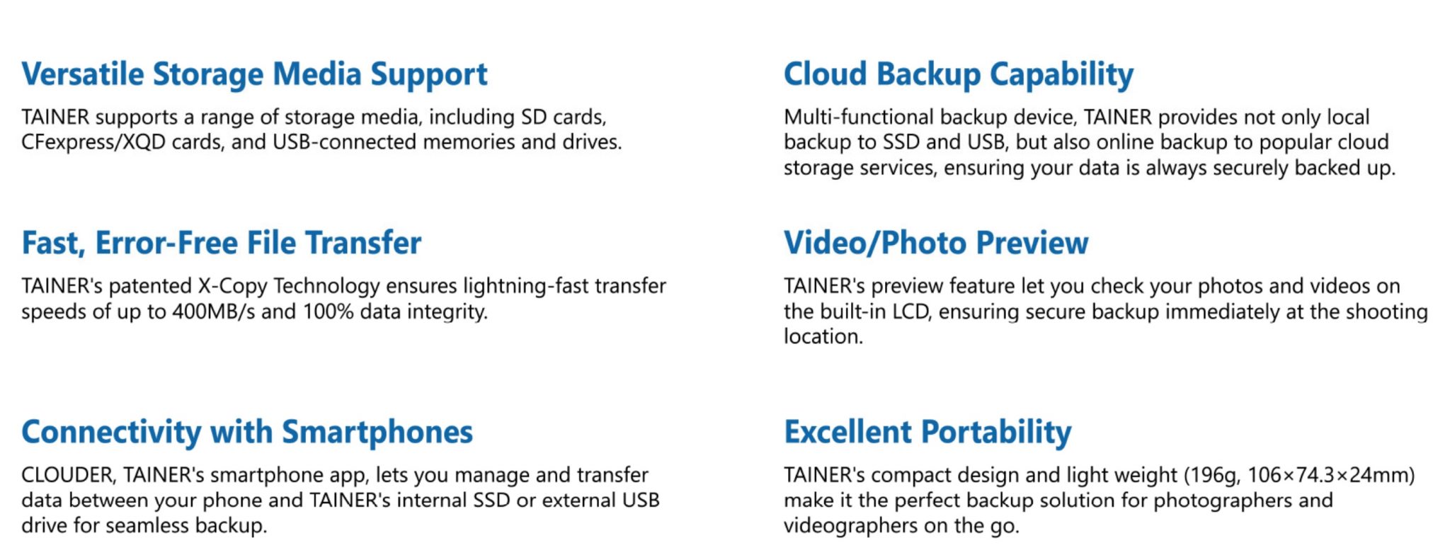ClouZen Tainer All-in-One Portable Backup Storage Review - Newsshooter