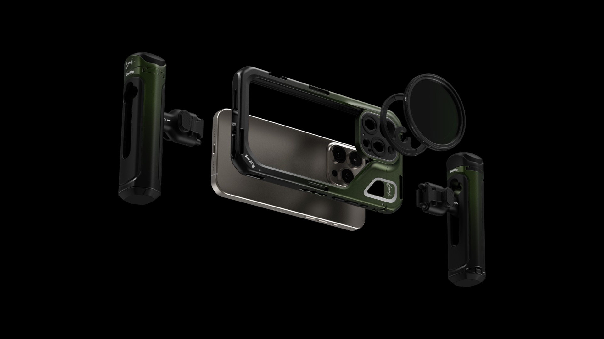 SmallRig & Brandon Li Special Edition Mobile Cage kit for iPhone 15 Pro ...