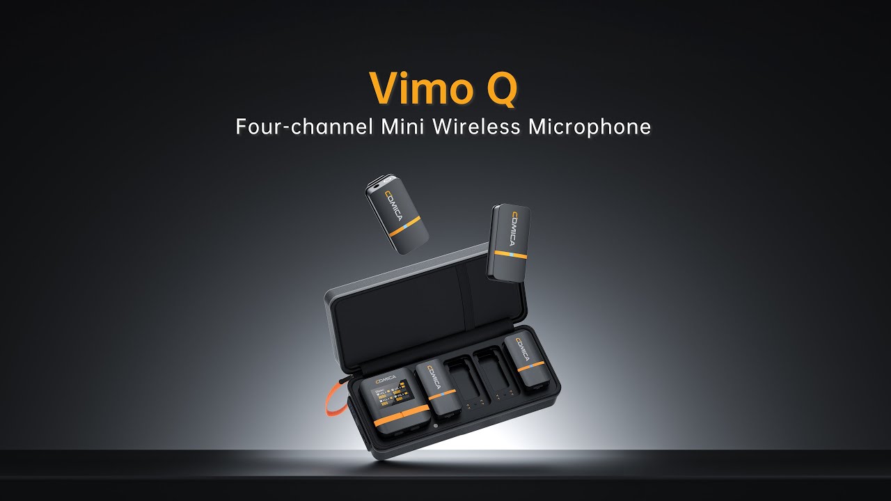 Introducing 】Comica Vimo Q Four channel Mini Wireless Microphone ...