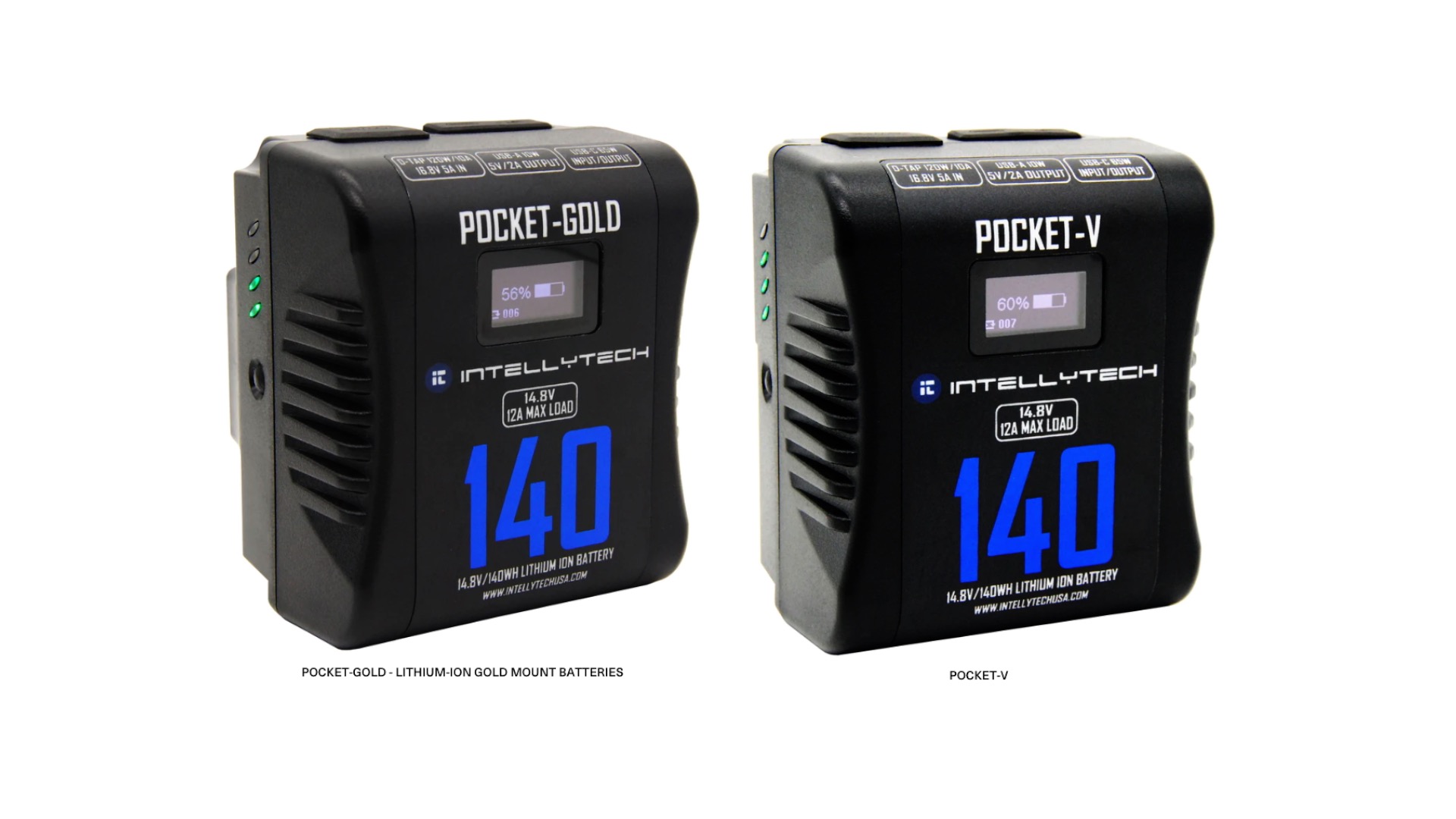 Intellytech Pocket-Gold & Pocket-V LCD Batteries - Newsshooter
