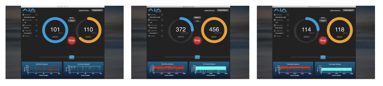 AJA System Test Lite v17.0.1 - Newsshooter