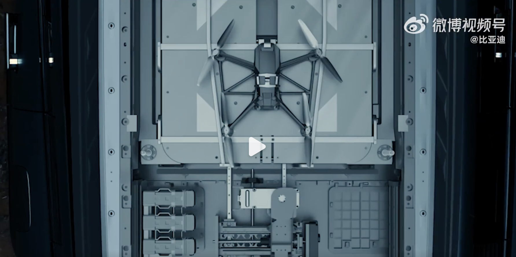 BYD YANGWANG U8 electric vehicle with integrated automotive-grade drone ...