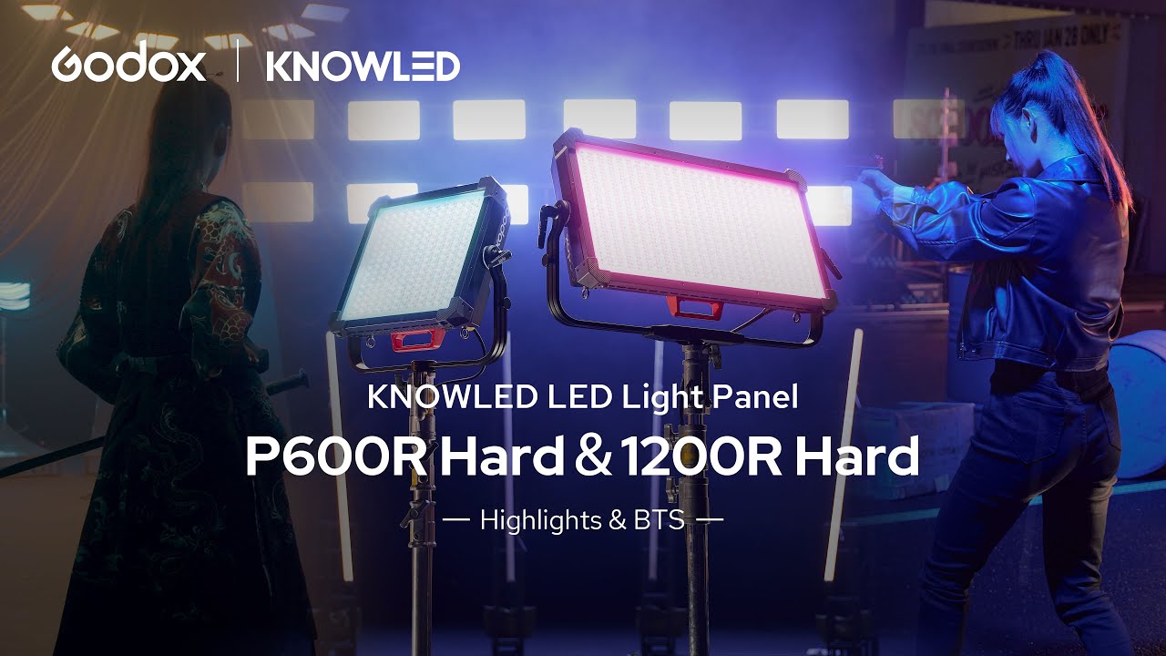 Godox KNOWLED P600R & P1200R Hard RGB LED Light Panels - Newsshooter