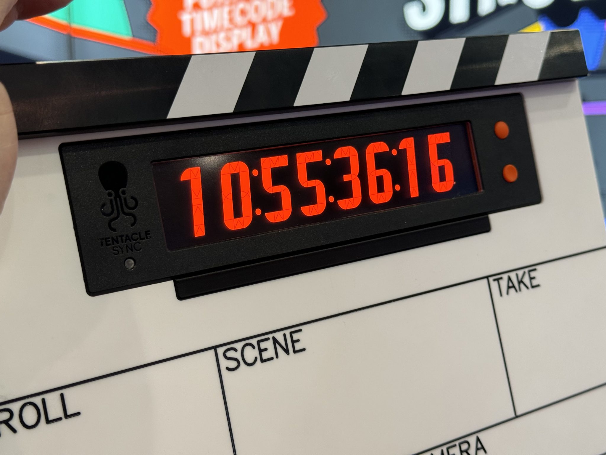 Tentacle Sync Wireless Timecode Slate - Newsshooter