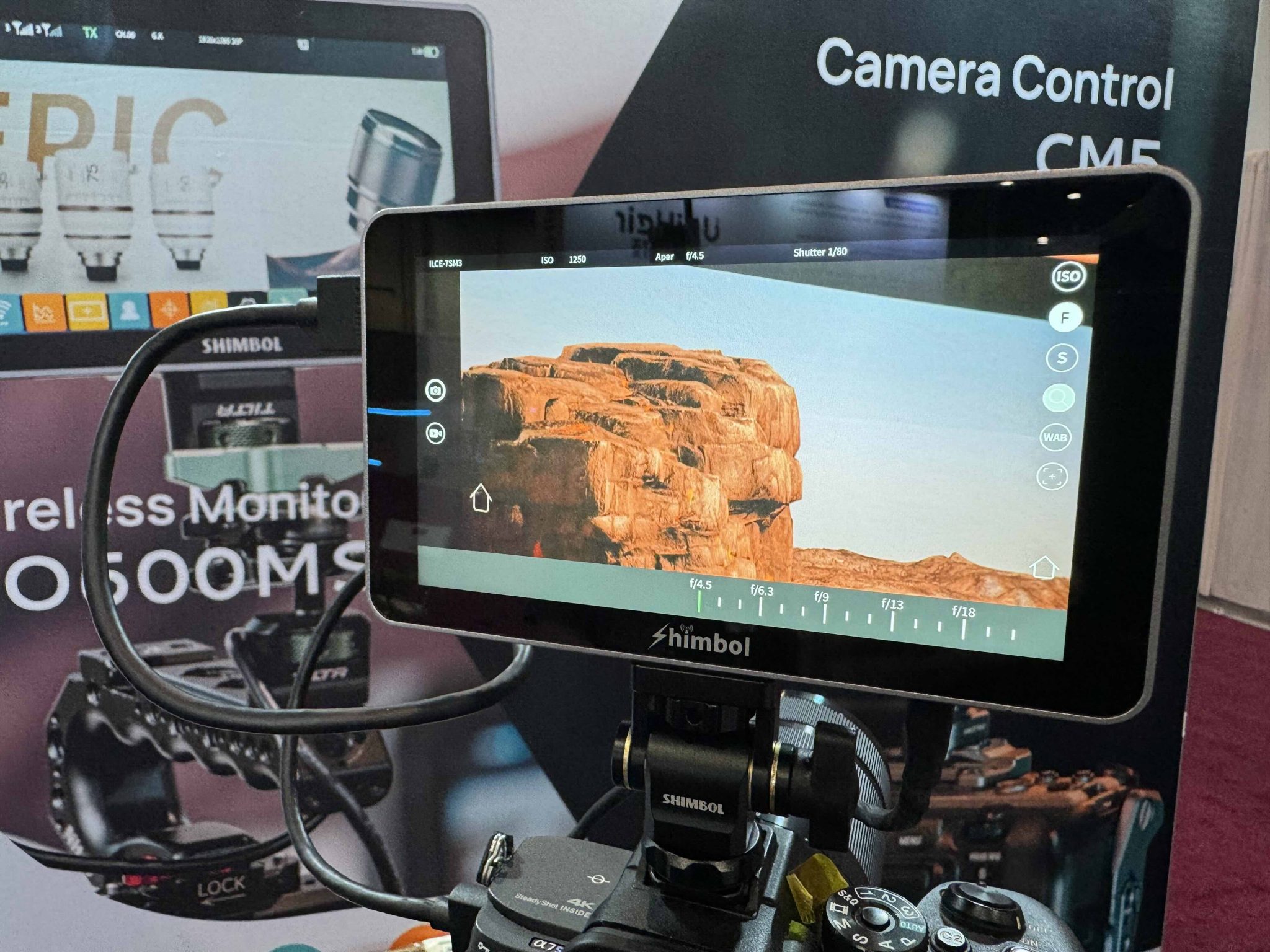 SHIMBOL CM5 Wired Camera Control Recording Monitor - Newsshooter