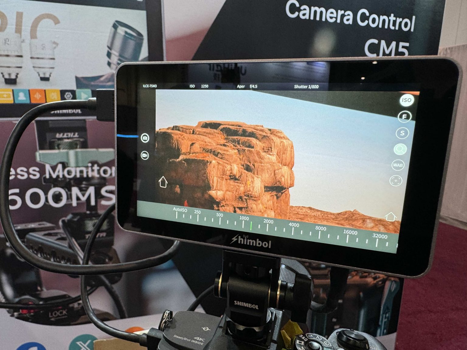 SHIMBOL CM5 Wired Camera Control Recording Monitor - Newsshooter