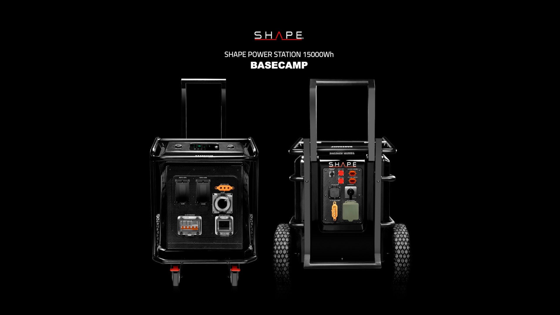 SHAPE Power Station 15000Wh BASECAMP Newsshooter