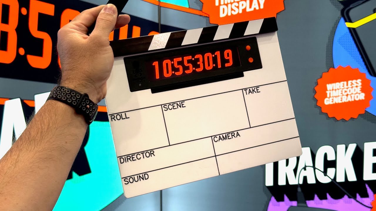 Tentacle Sync Wireless Timecode Slate - Newsshooter