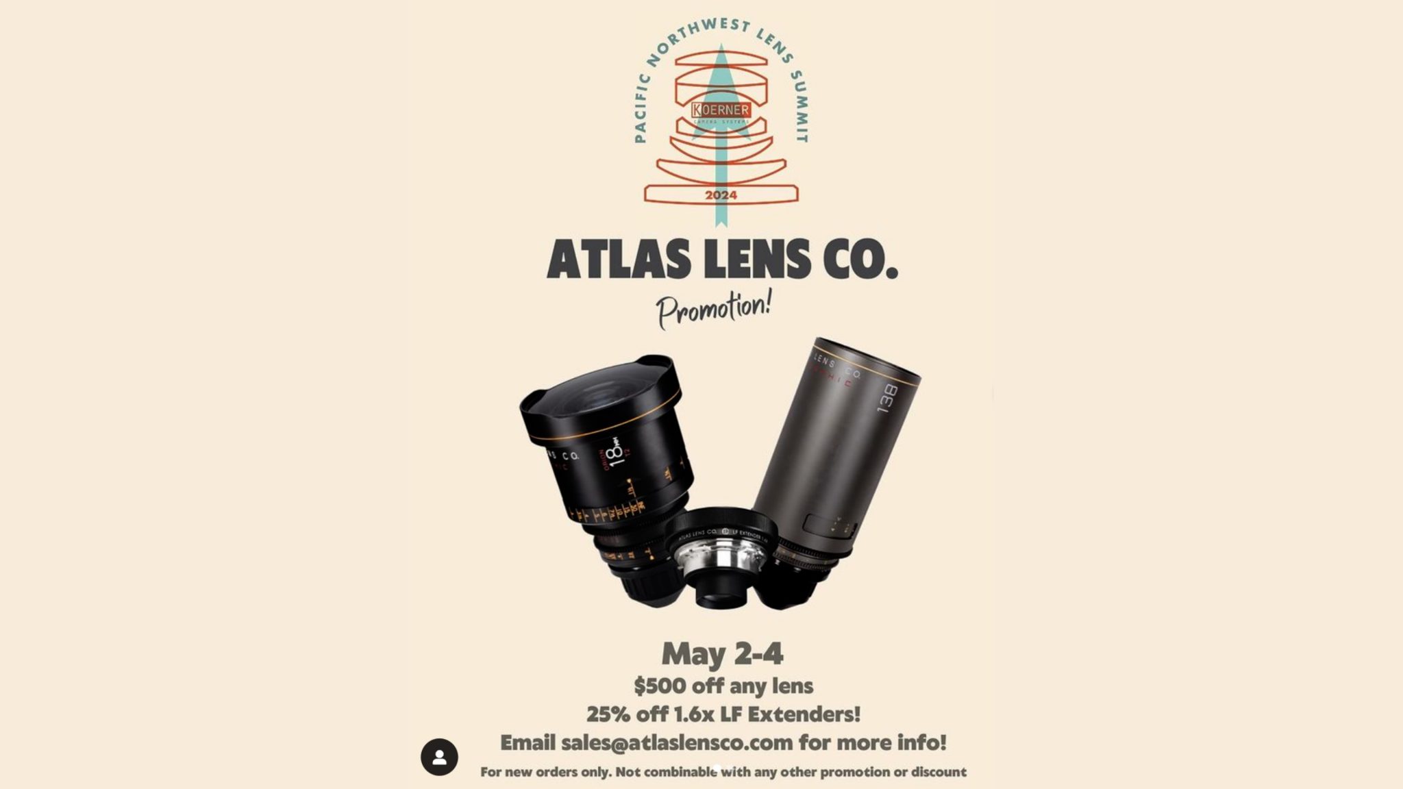 Atlas Lens Co. launch Orion range of newly-designed anamorphic lenses ...
