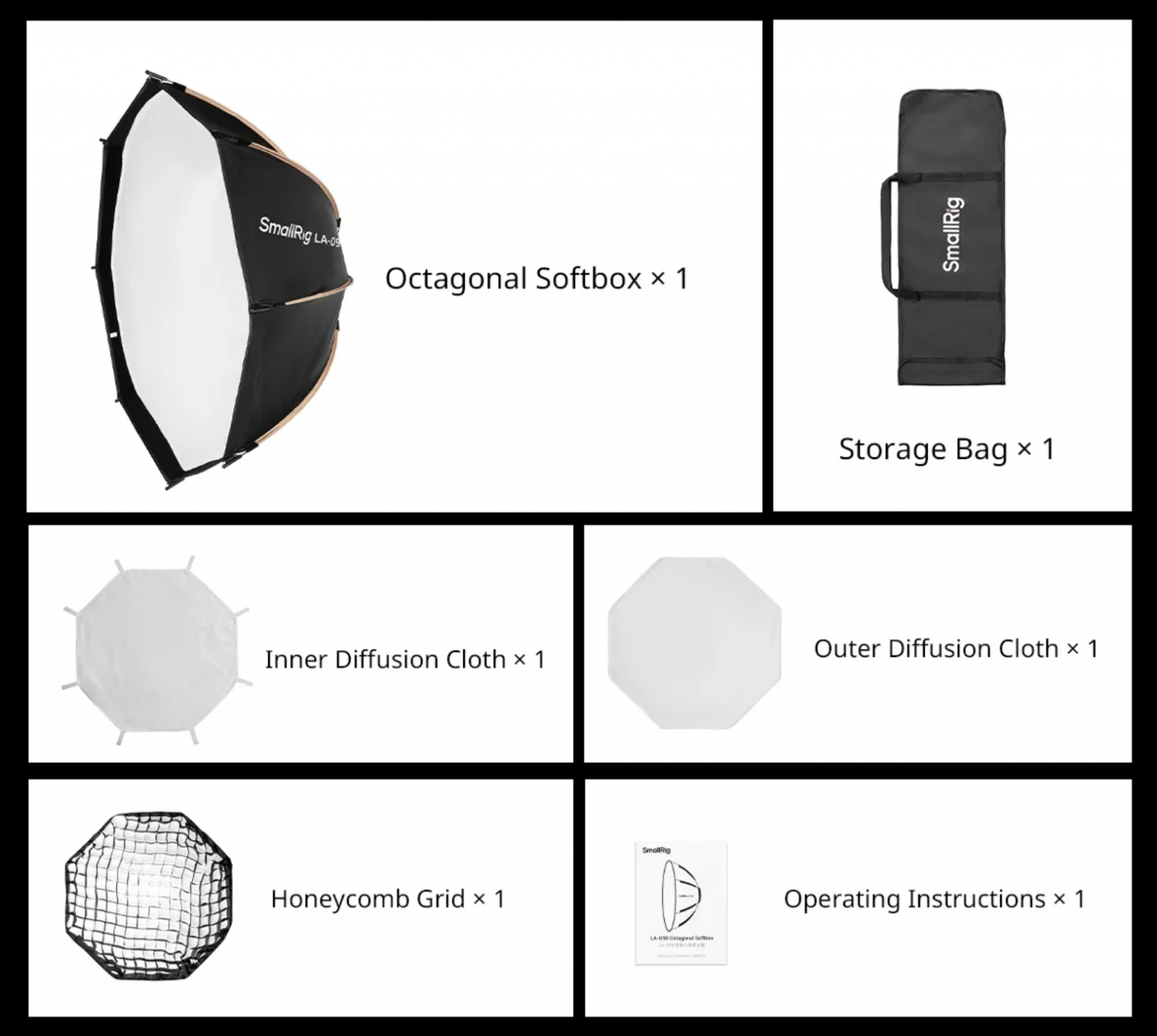 SmallRig LA-O90 Octagonal Softbox - Newsshooter