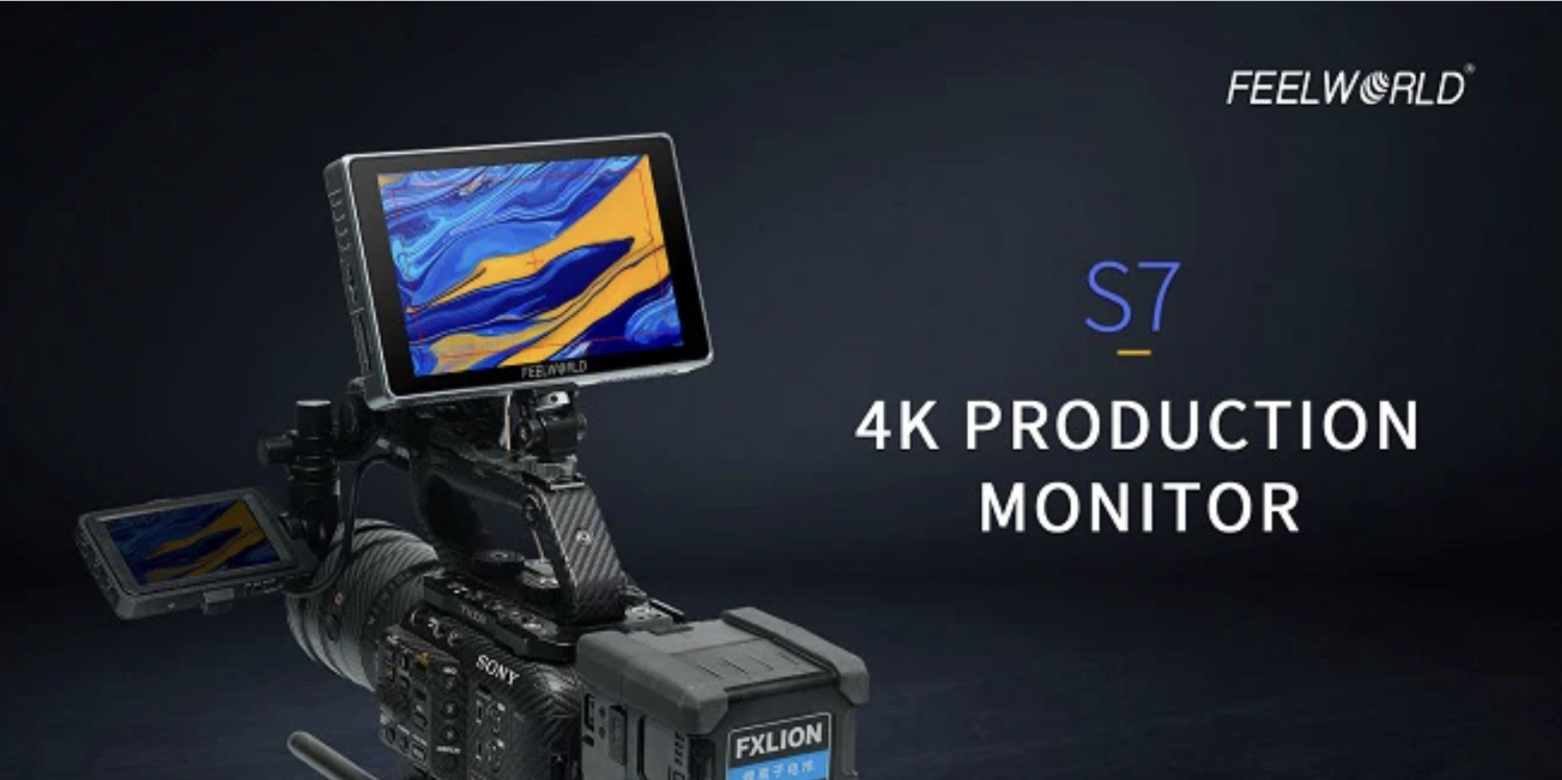 FEELWORLD S7 7-inch 12G-SDI Camera Field Monitor - Newsshooter