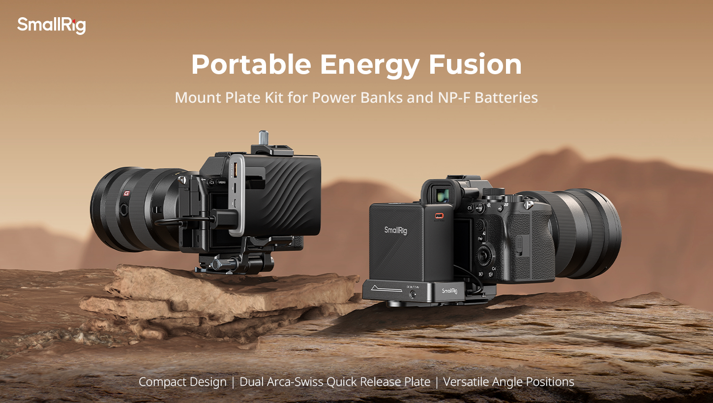 SmallRig Mount Plate Kit for Power Banks & NP-F Batteries - Newsshooter