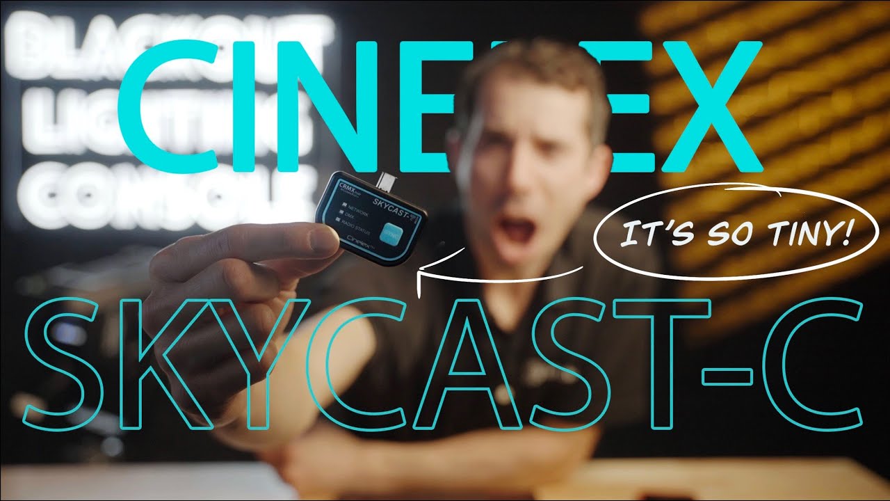 Blackout Lighting Console & Cinelex Skycast-C - Newsshooter