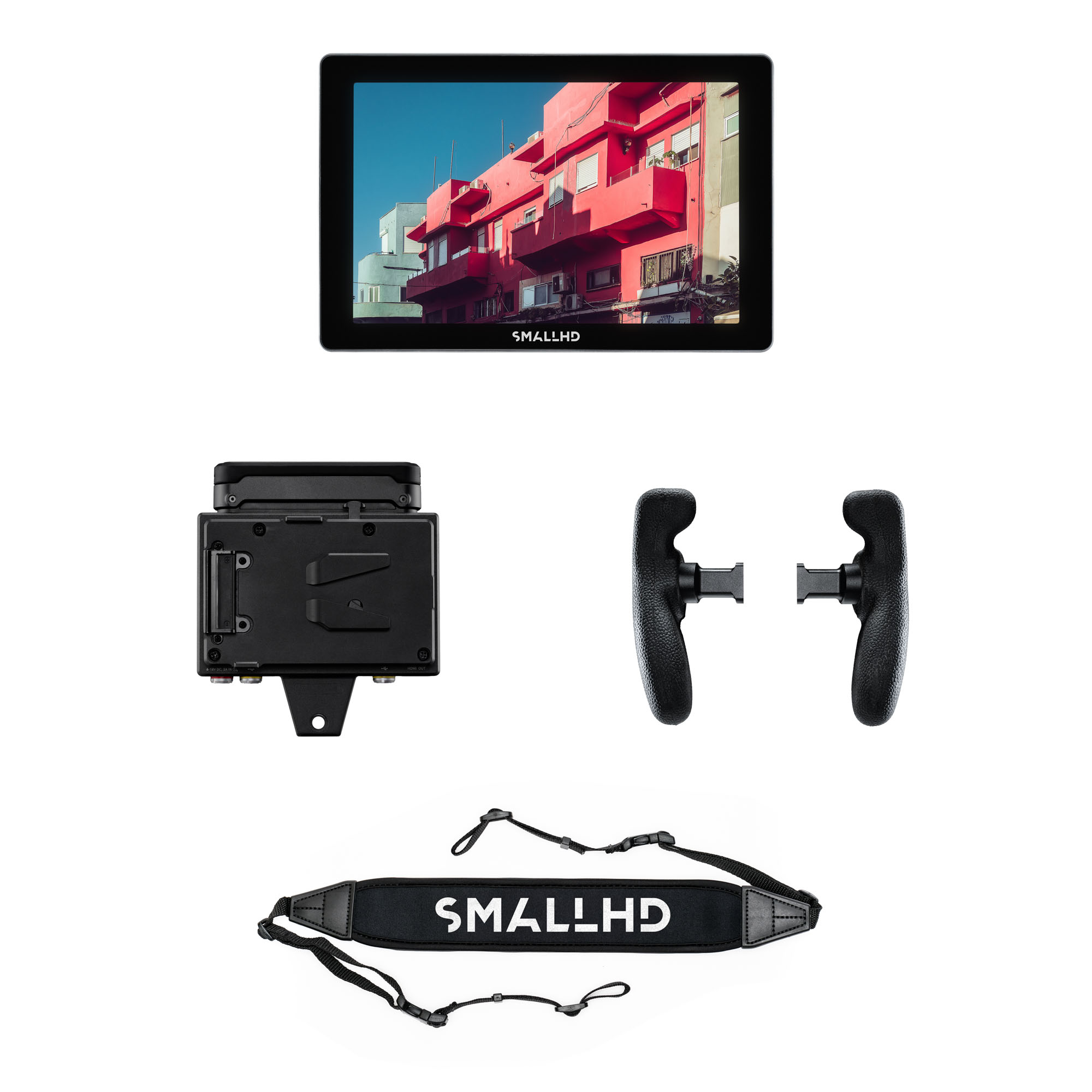 SmallHD 16 0710 B5 Cine 7 B Stock RX Monitor Module V Mount Kit - Newsshooter