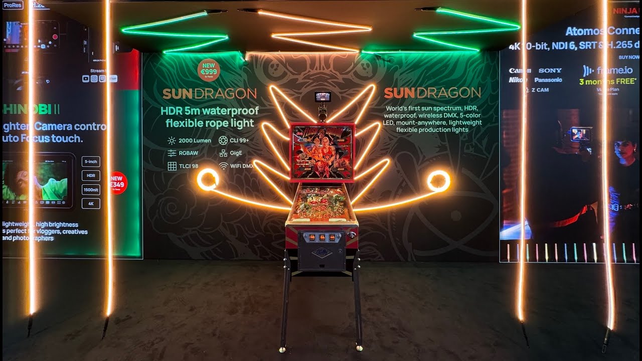 IBC 2024 Atomos Sundragon rope light - Newsshooter