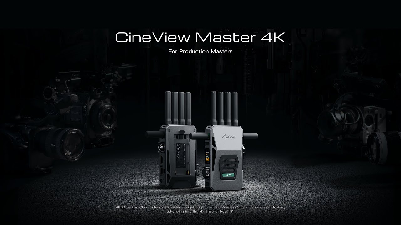 Meet the Accsoon CineView Master 4K Wireless 4K60P video 25ms latency ...