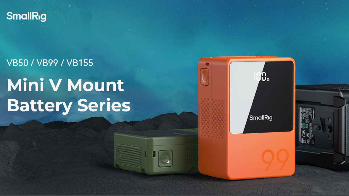 SmallRig VB50 & VB99 Lightweight V Mount Battery Series - Newsshooter