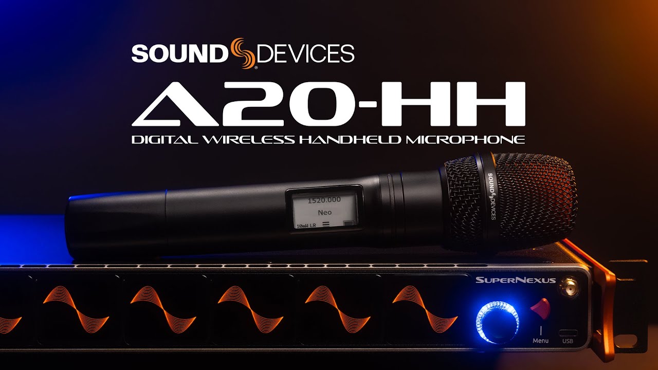 Sound Devices A20-HH Digital Wireless Handheld Microphone - Newsshooter