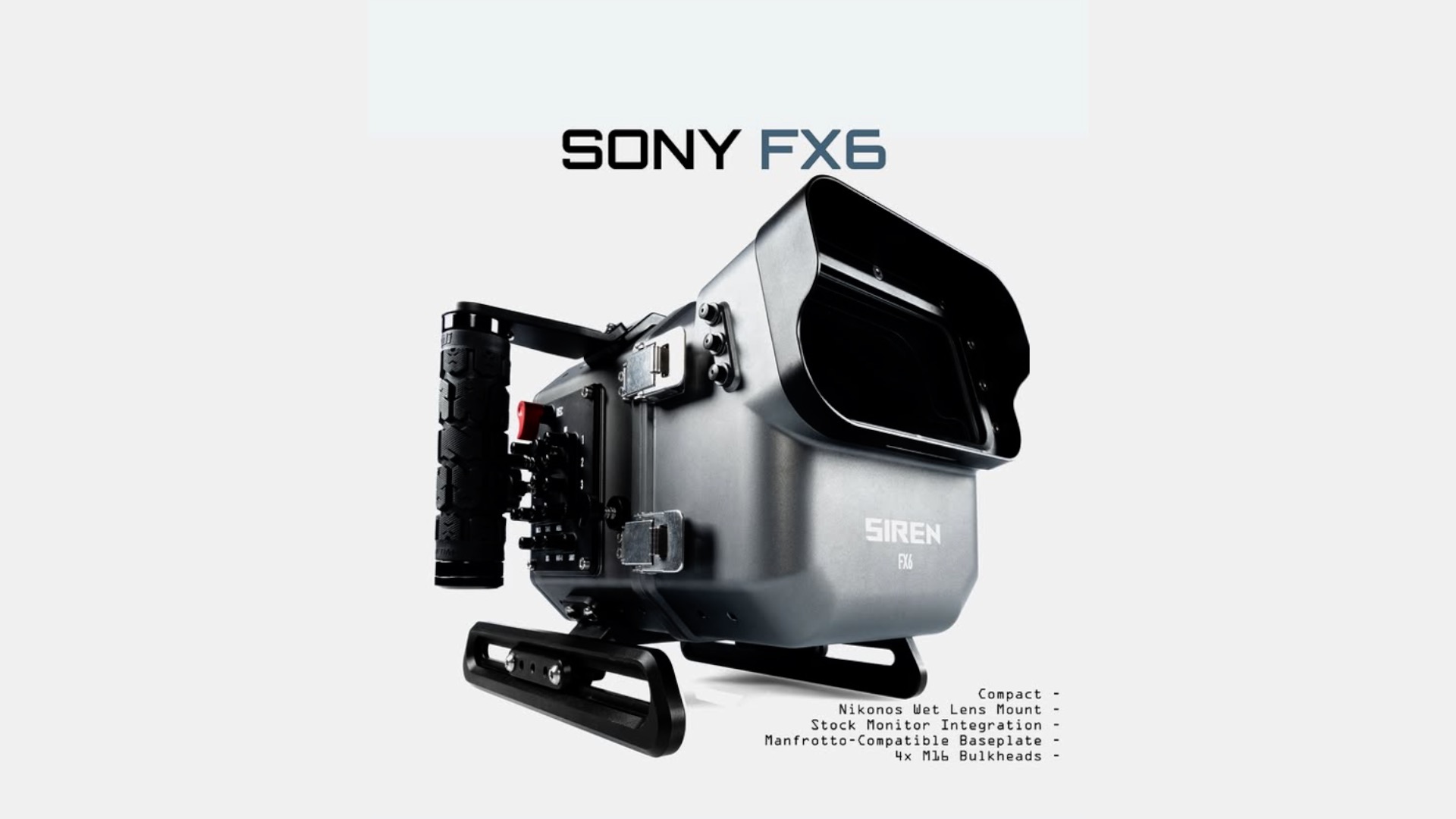 Salty Surf Housings SIREN Sony FX6 Housing - Newsshooter