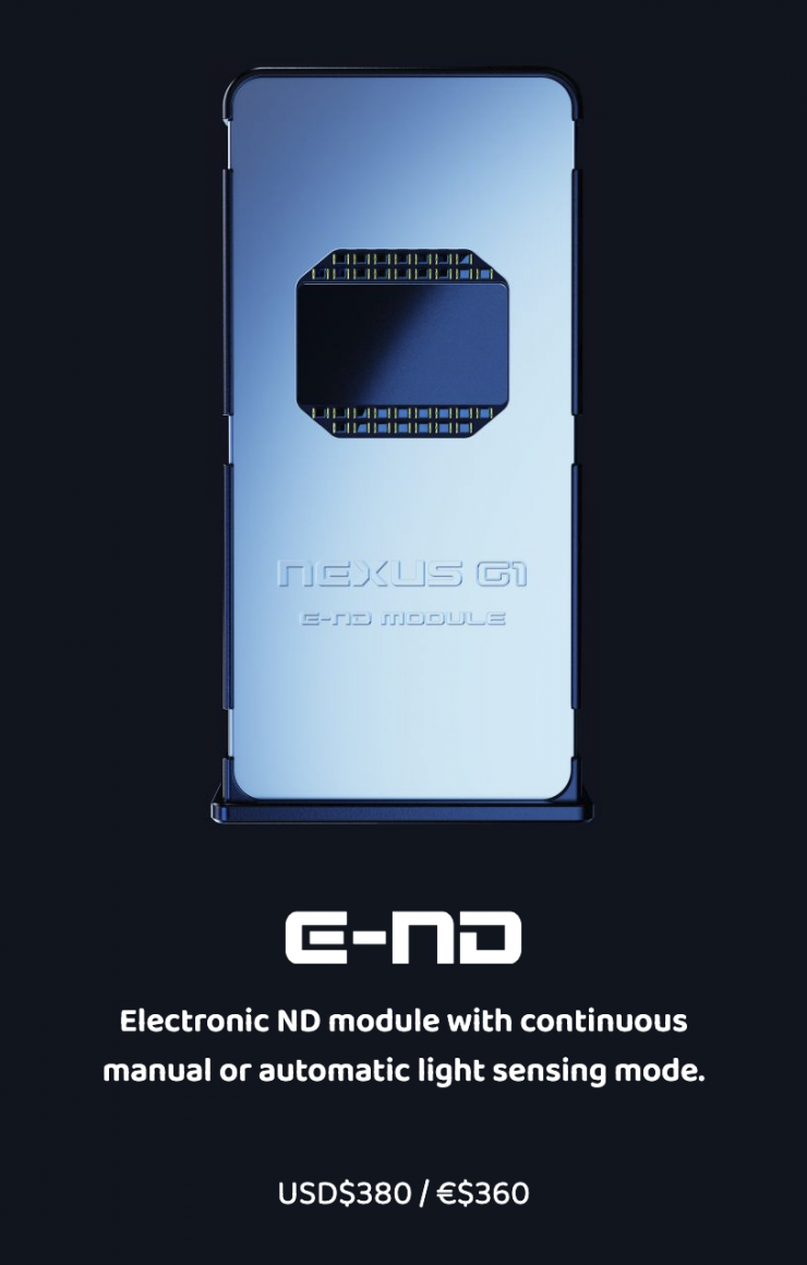 Nexus G1 Updates include electronic ND and Active EF Lens mount and ...