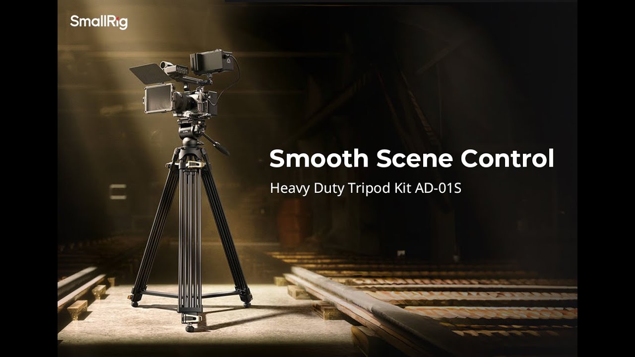 Smooth Scene Control Heavy Duty Tripod Kit AD 01S - Newsshooter