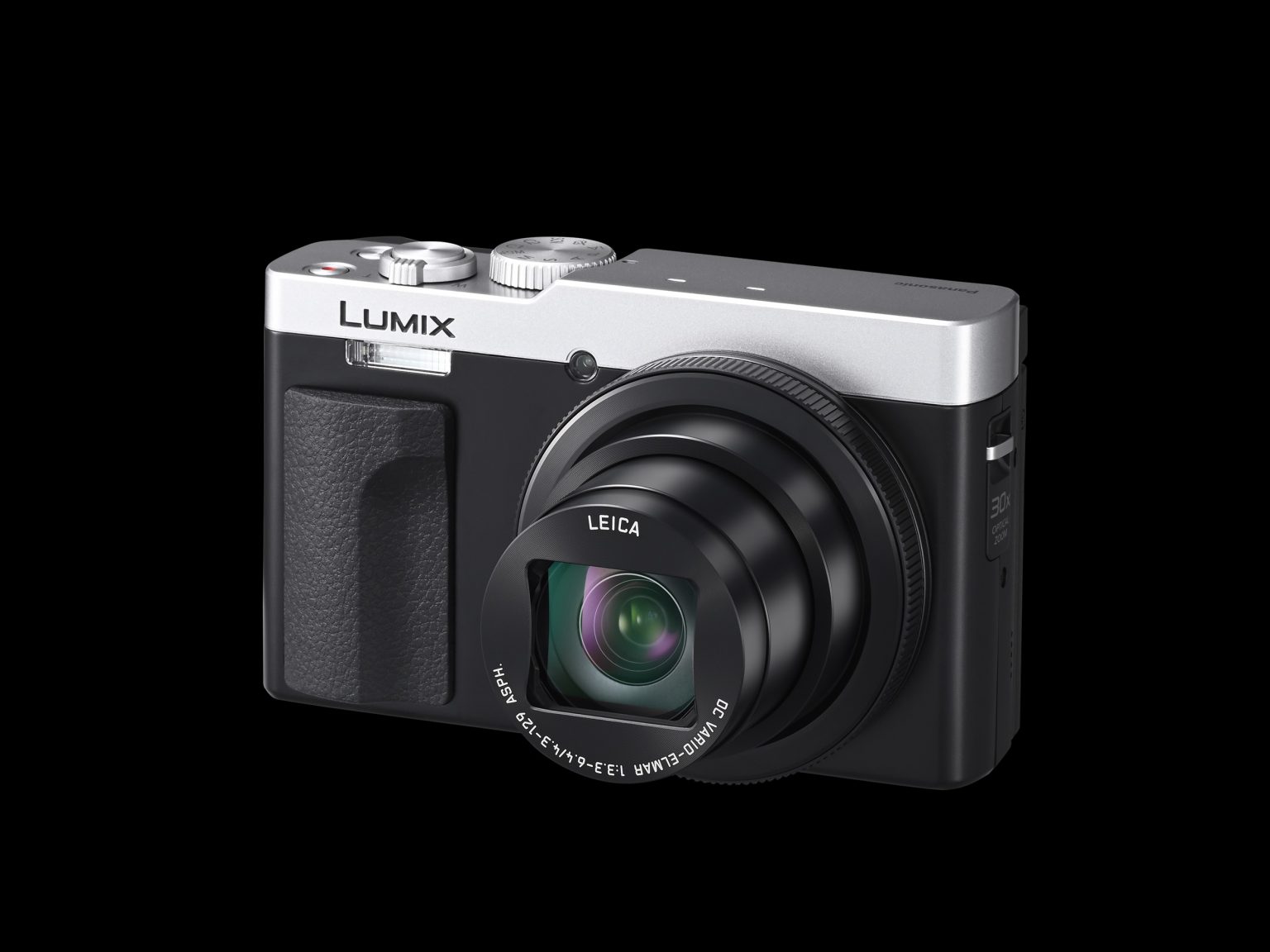 lumix camera DC TZ99E S product image slant on - Newsshooter