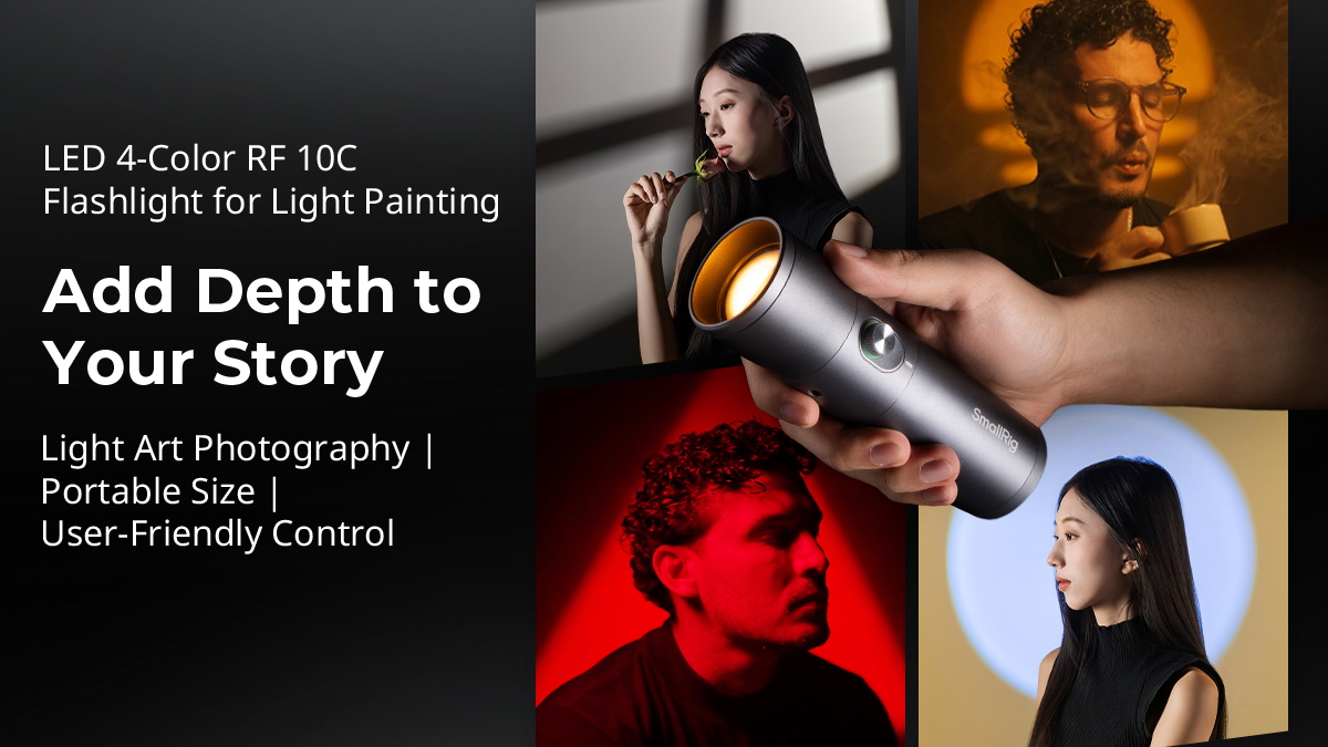 SmallRig RF 10C Portable Focusable LED Video Light - Newsshooter