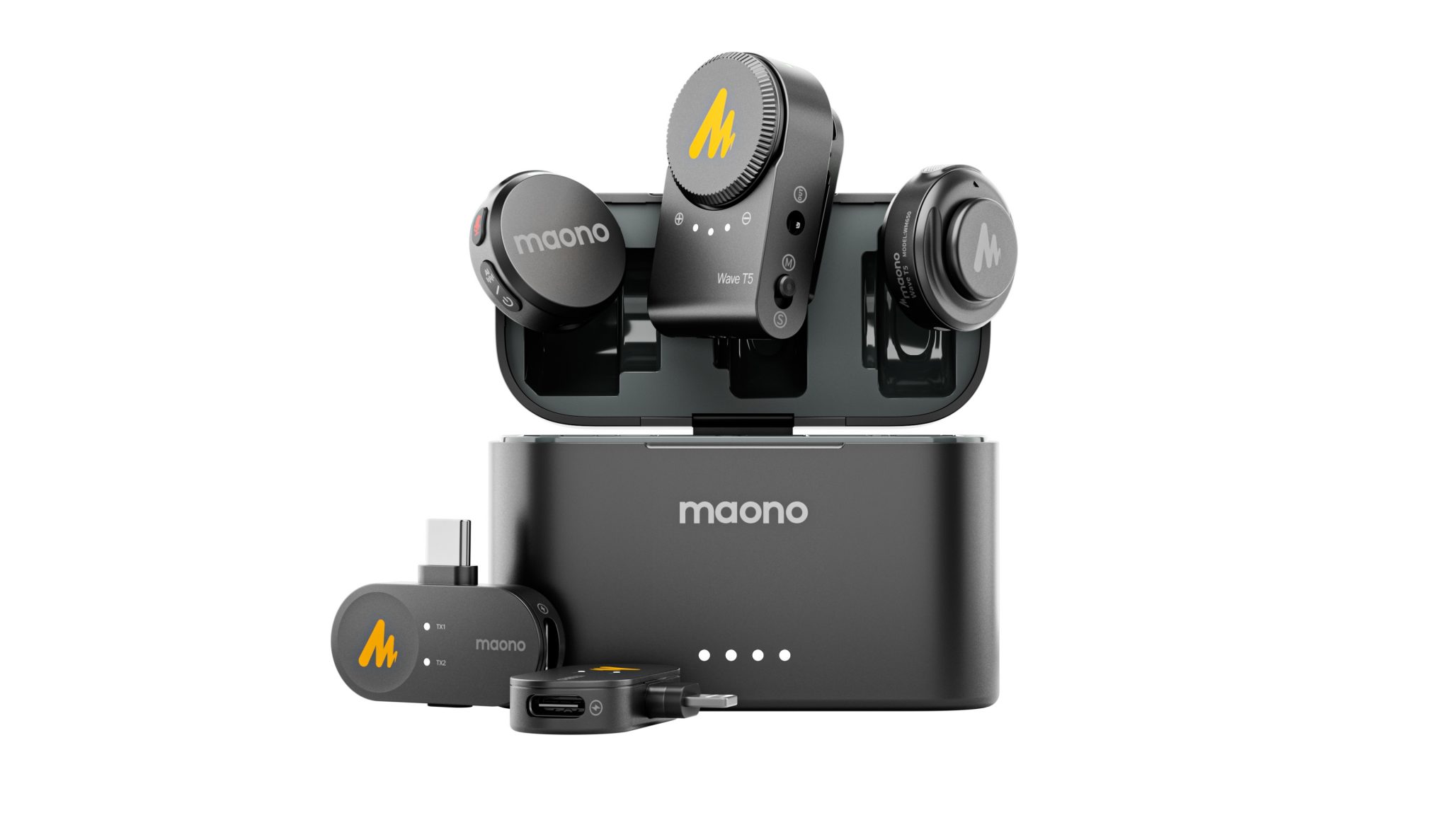 Maono Wave T5 Wireless Lavalier Microphone - Newsshooter