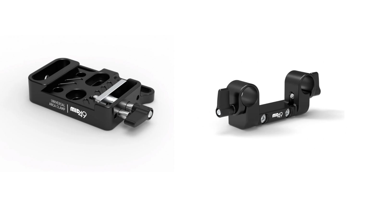 MID49 Universal ARCA Clamp & Top 15mm Rod Bracket - Newsshooter