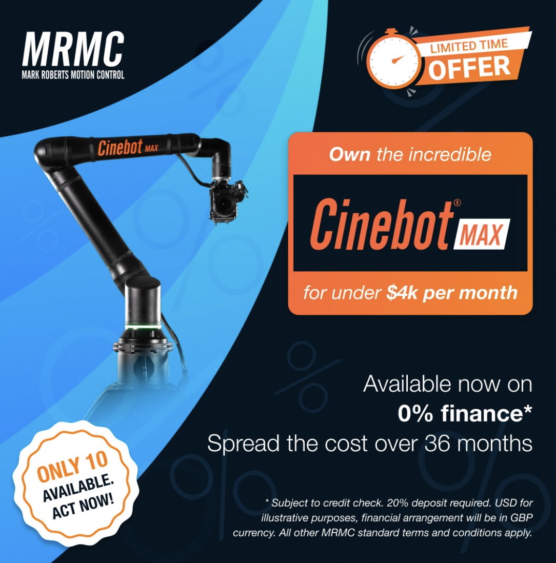 MRMC Cinebot Max for under $4K USD / per month limited-time offer ...