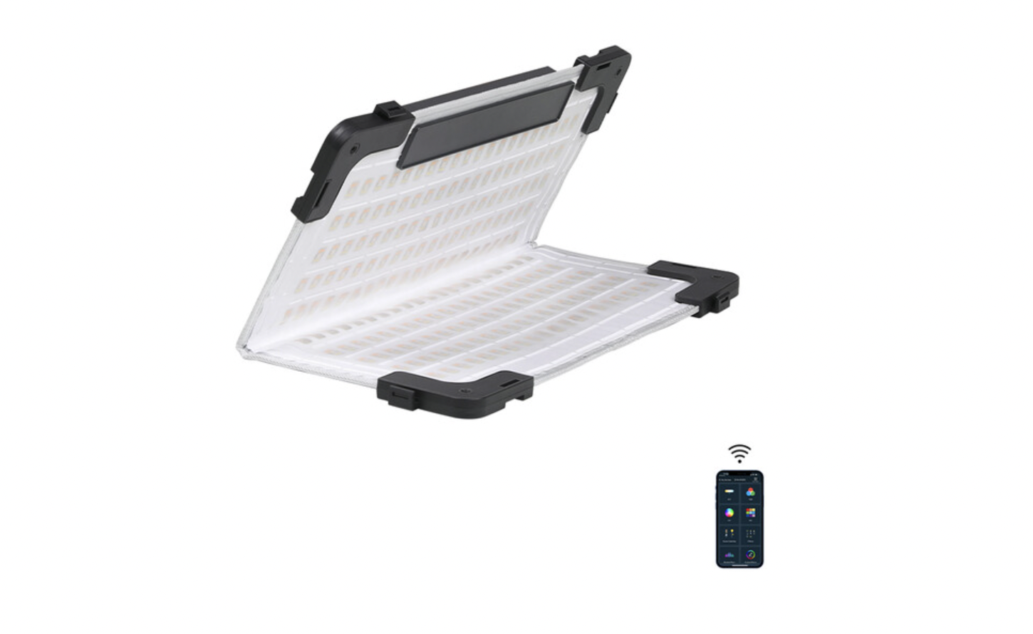 GVM B100C Foldable RGB LED Light Panel on sale for $249 USD - Newsshooter