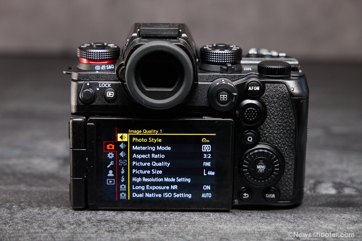 Lumix S1RII Stills Menu - Newsshooter