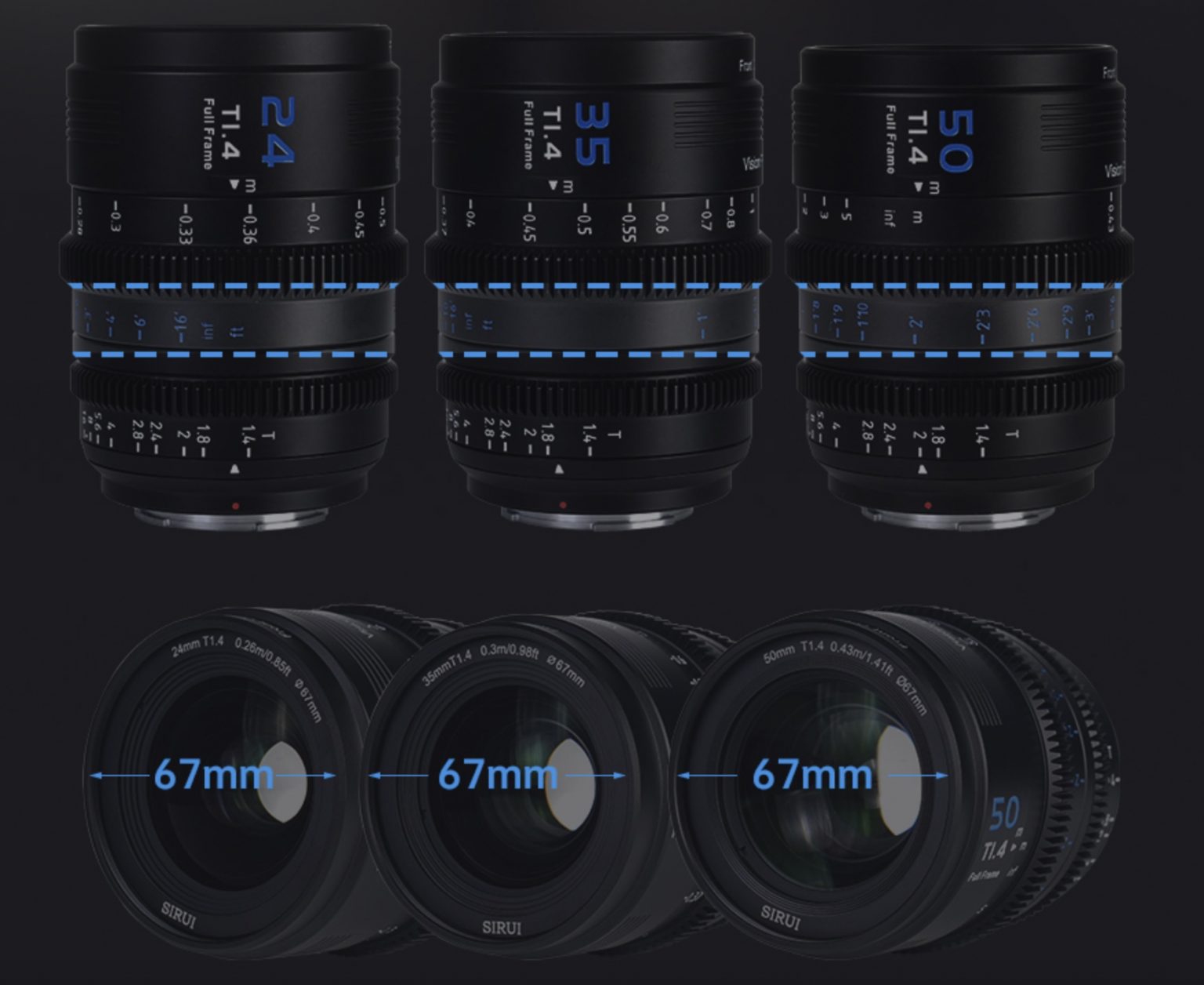 SIRUI VISION PRIME T1.4 Cine Lens Series - Newsshooter