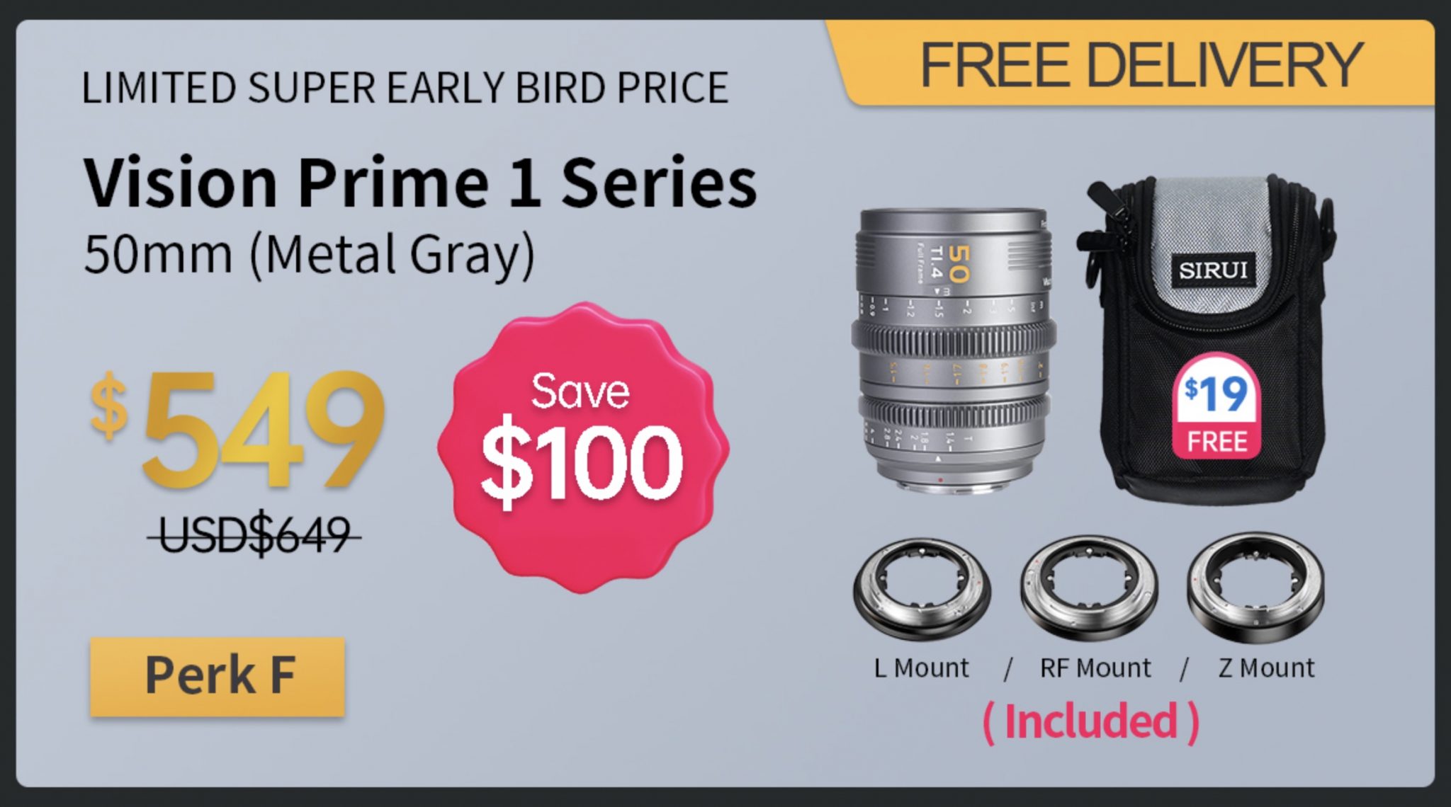SIRUI VISION PRIME T1.4 Cine Lens Series - Newsshooter