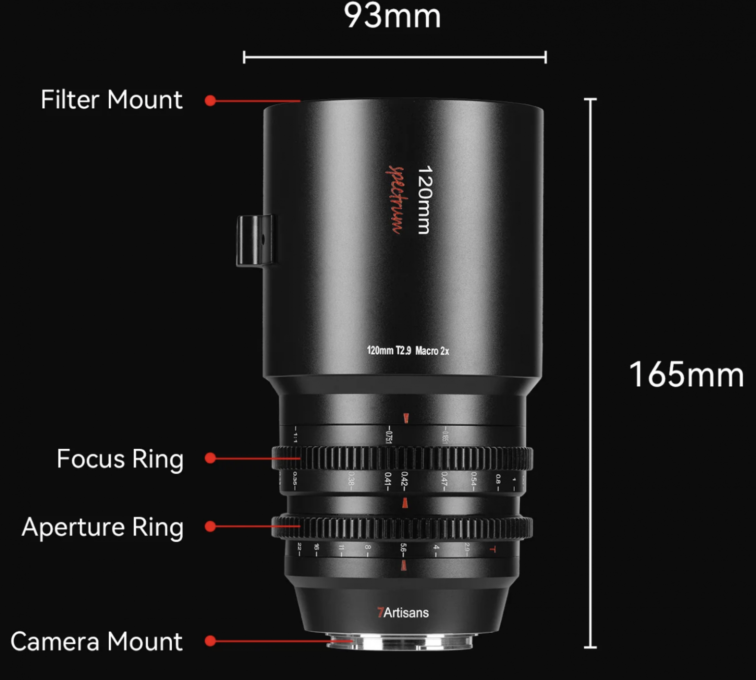 7Artisans 120mm T2.9 Full-frame Macro 2X Lens for E/EOS-R/Z/L - Newsshooter