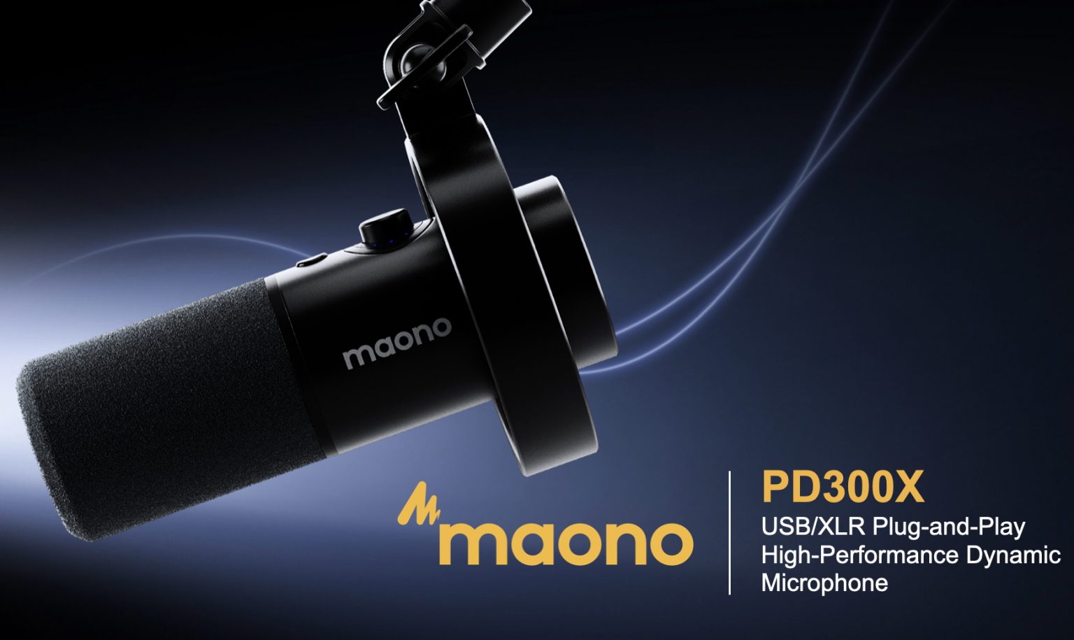 Maono PD300X USB/XLR Dynamic Microphone with Upgraded 192kHz/24-bit ...