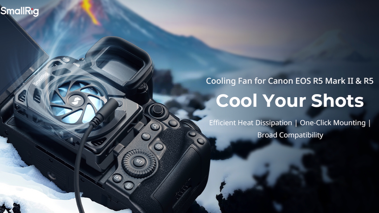 SmallRig Cooling Fan for Canon EOS R5 Mark II & R5 - Newsshooter