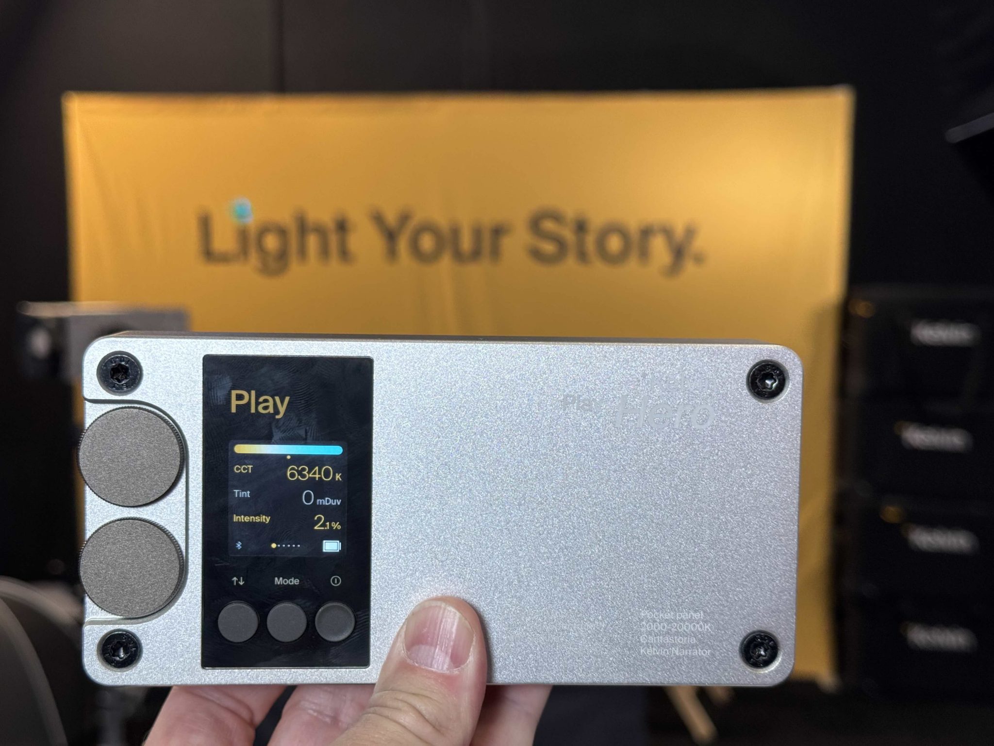 Kelvin Play Hero RGBACL LED Pocket Light Panel Review - Newsshooter