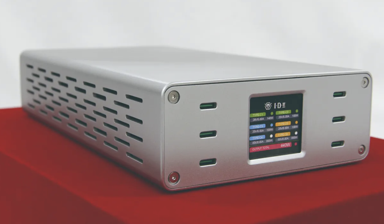 IDX UC-PD6– 6-channel high-output simultaneous rapid USB-C PD charger ...