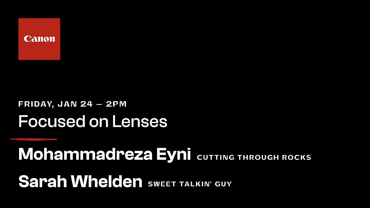 Canon 2025 Sundance Panel Discussion: Focused on Lenses - Newsshooter