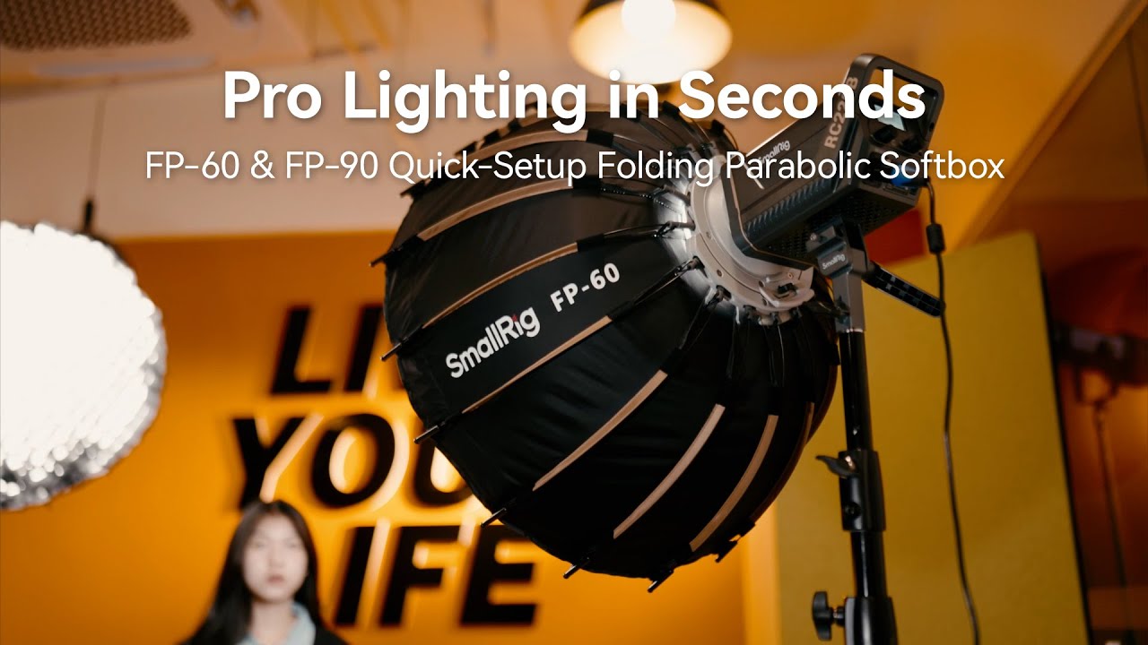 SmallRig FP-60 & FP-90 Quick-Setup Folding Parabolic Softboxes - Newsshooter
