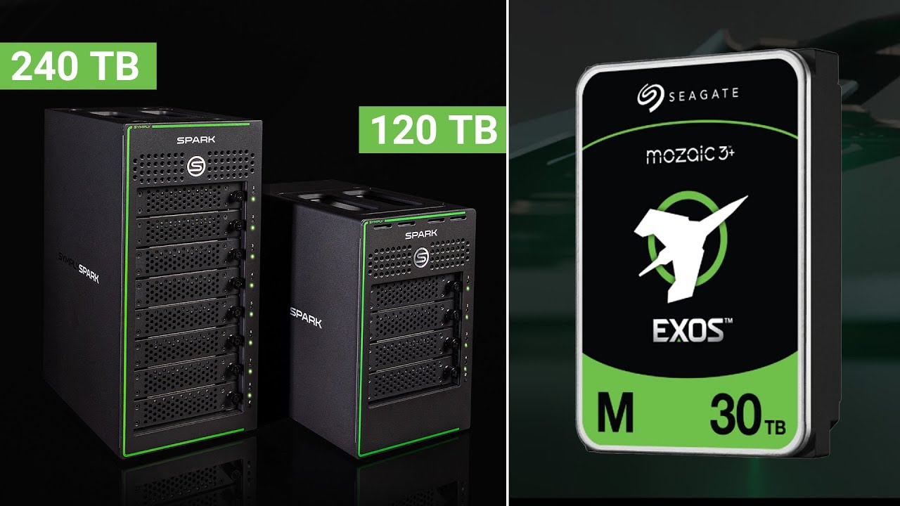 Symply SPARK Shuttle RAID with Seagate Mozaic HAMR Drives– Now Up to 240 TB - Newsshooter