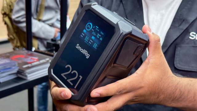 SmallRig X221 V Mount Battery first look at IBC 2025 - Newsshooter