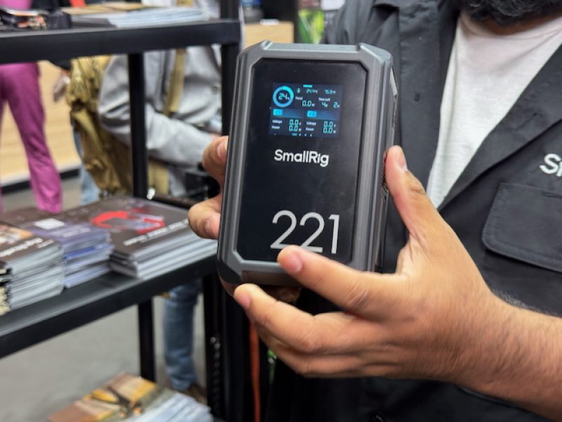 SmallRig X221 V Mount Battery first look at IBC 2025 - Newsshooter