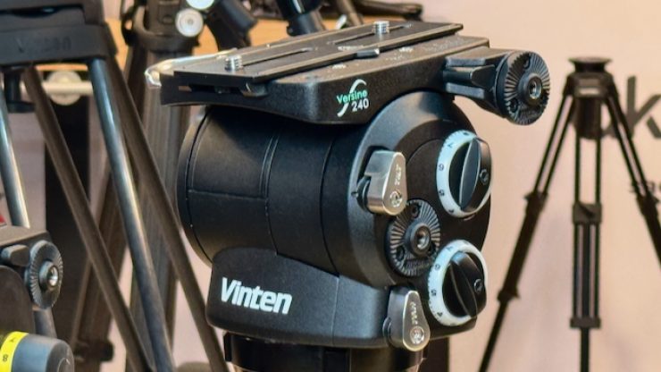 Vinten Versine 240 Fluid Head First Look at IBC 2025 - Newsshooter