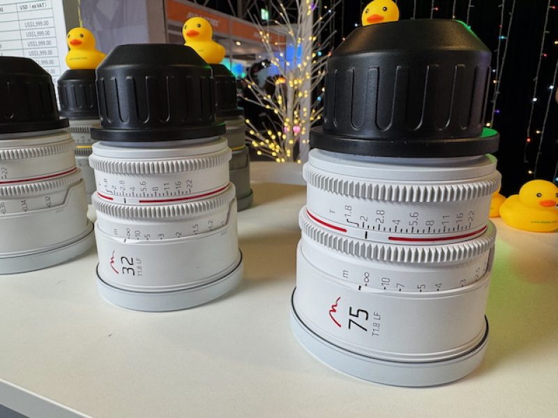 ELYSAS MUSE PRIME lenses First Look at IBC 2024 - Newsshooter